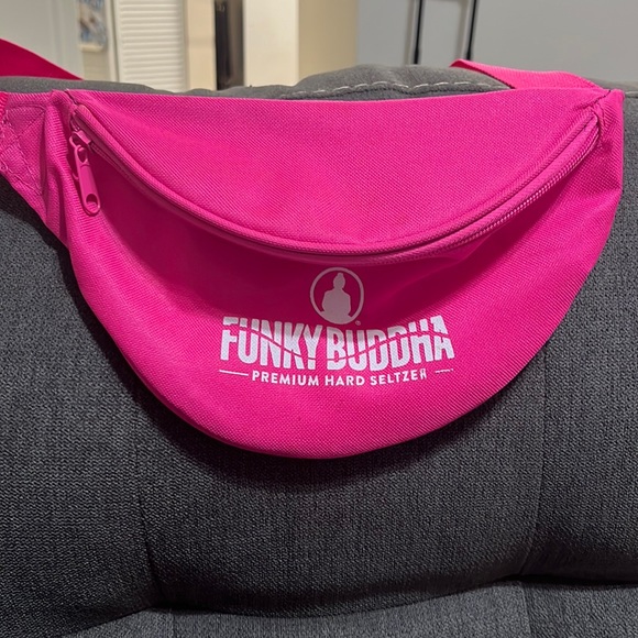 Bags | Funky Buddha Brewing Hot Pink Fanny Pack | Poshmark